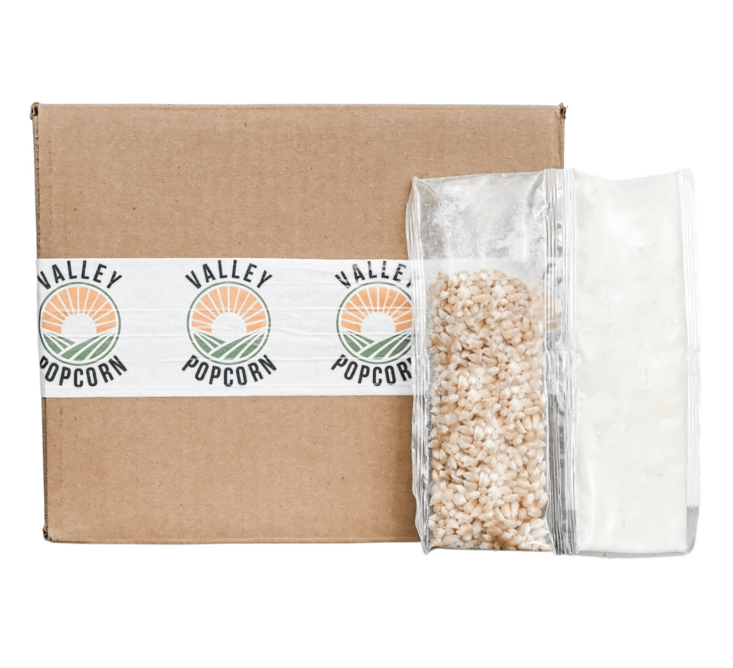Valley Popcorn Kits: White- 4oz - Midwest Valley Popcorn