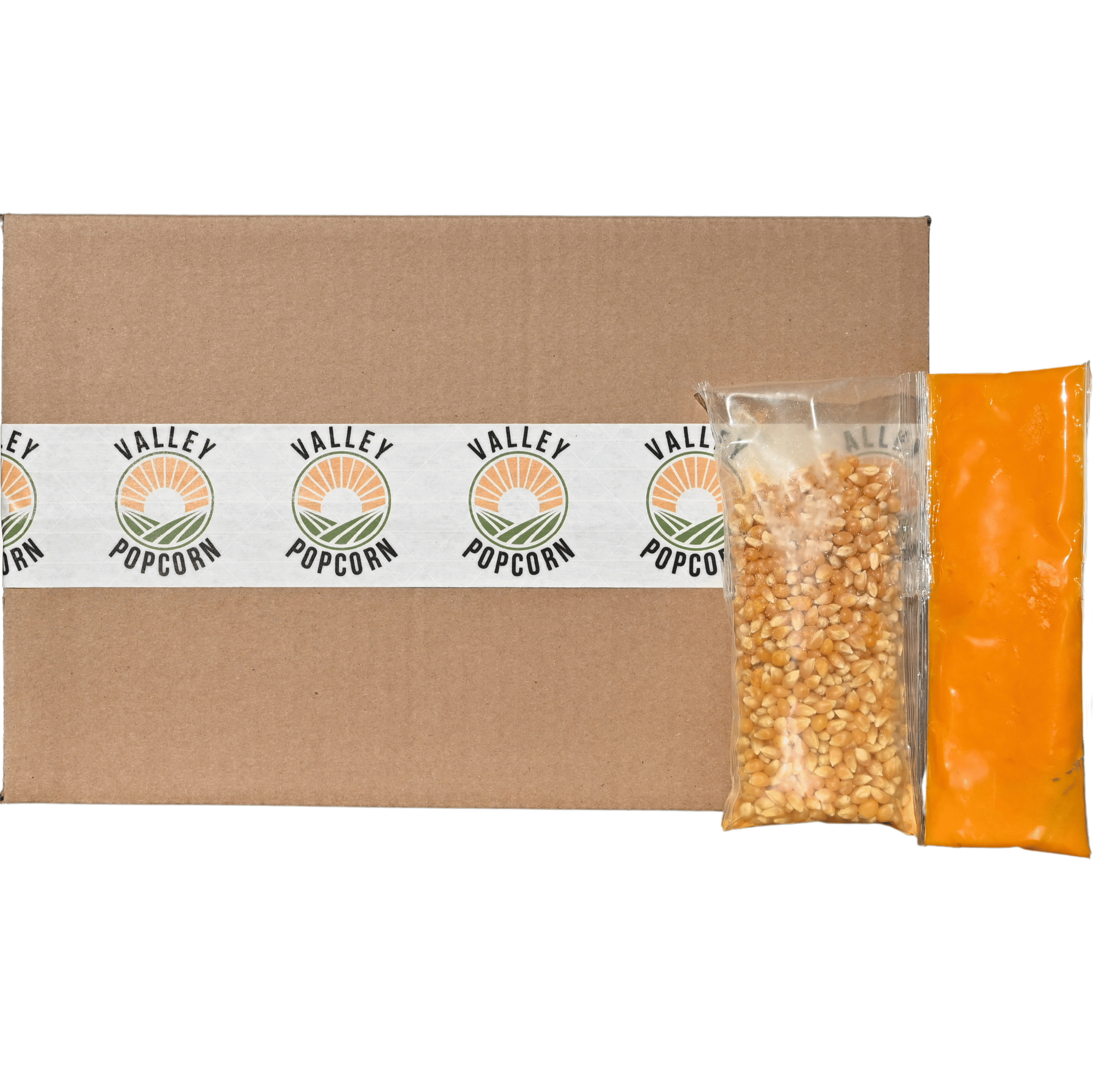 Valley Popcorn Kits: Movie Theatre Style-6/8oz - Midwest Valley Popcorn
