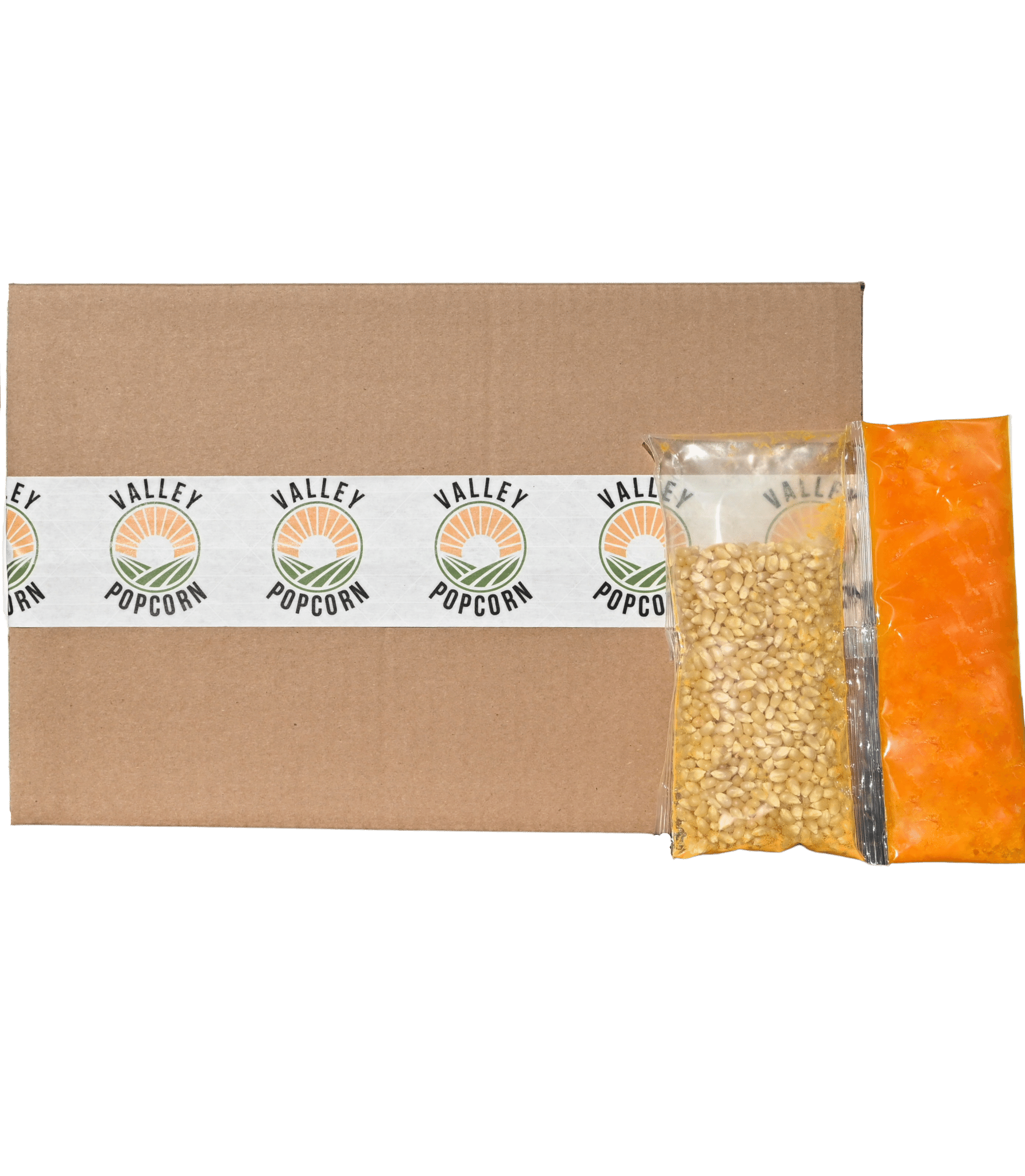 Valley Popcorn Kits: White Seed/Red Oil- 6/8 OZ - Midwest Valley Popcorn